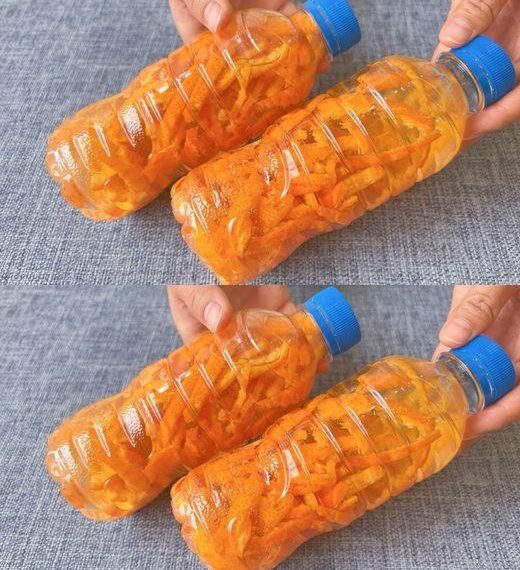 Werfen Sie die Orangenschalen nicht weg, geben Sie sie in ein Glas und ...